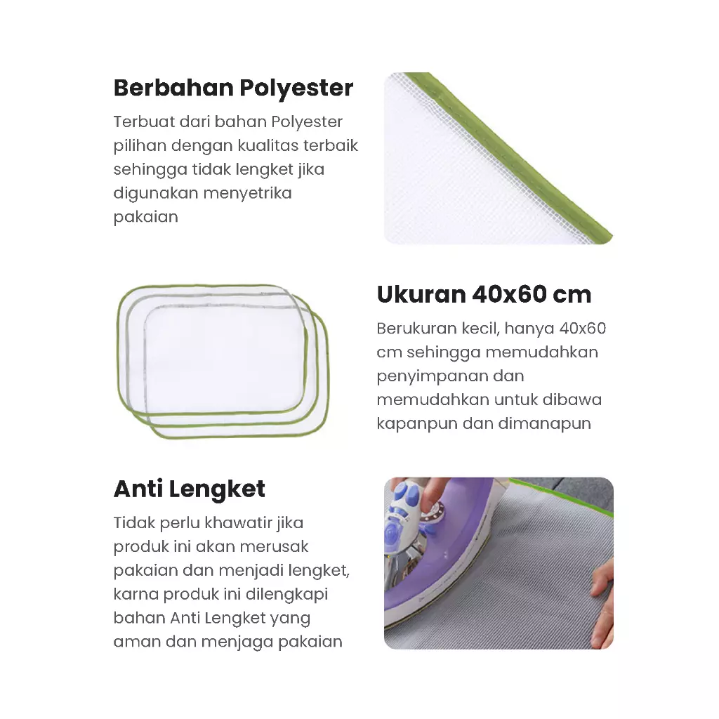 Jual Dorahomi DoraHomi Alas Pelapis Setrika Baju Pakaian Tahan Panas ...