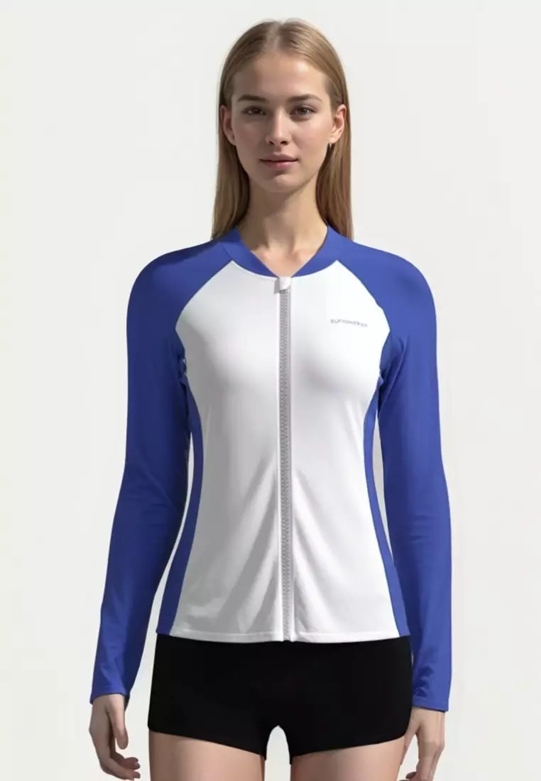 Buy Sunseeker Supplementary Ladies Blue Zip Front UV Jacket 2025 Online ...