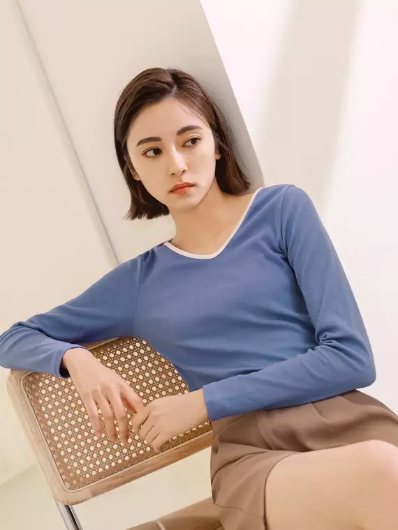 Buy OBSTYLE Little V Face. Large U-neck/V-neck Reversible High Cotton ...