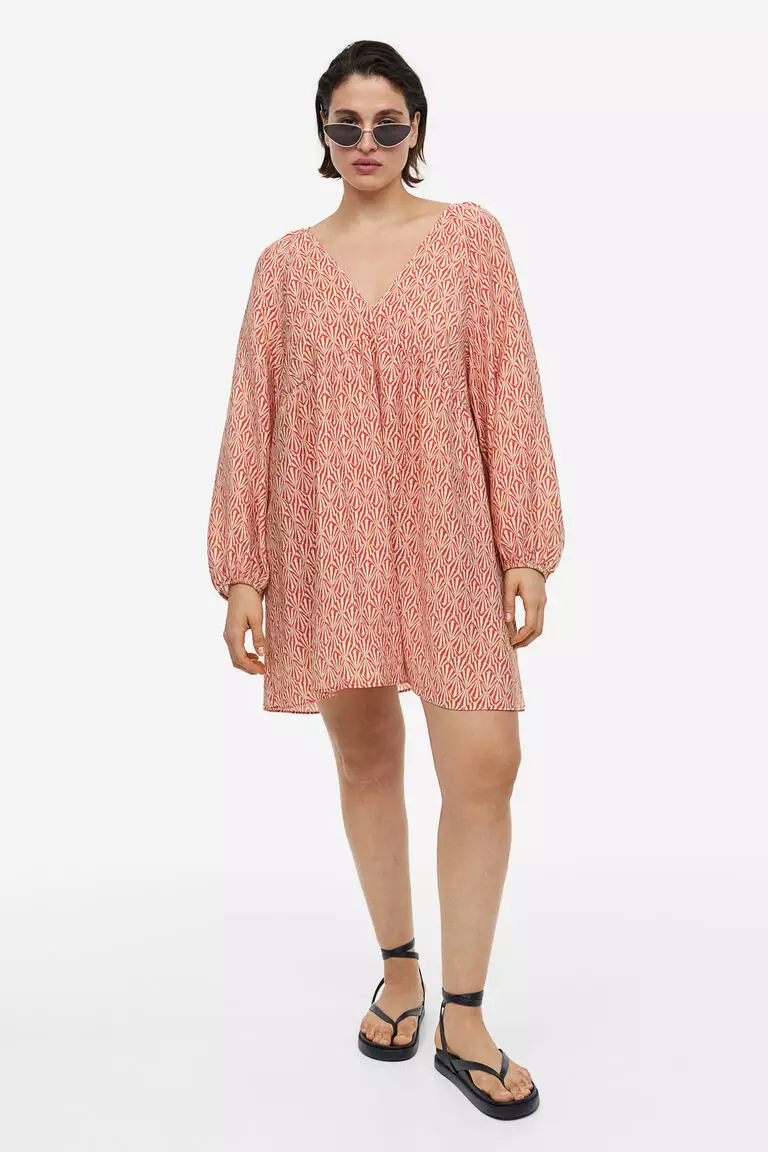 Jual H&M A-line dress Original 2024 | ZALORA Indonesia