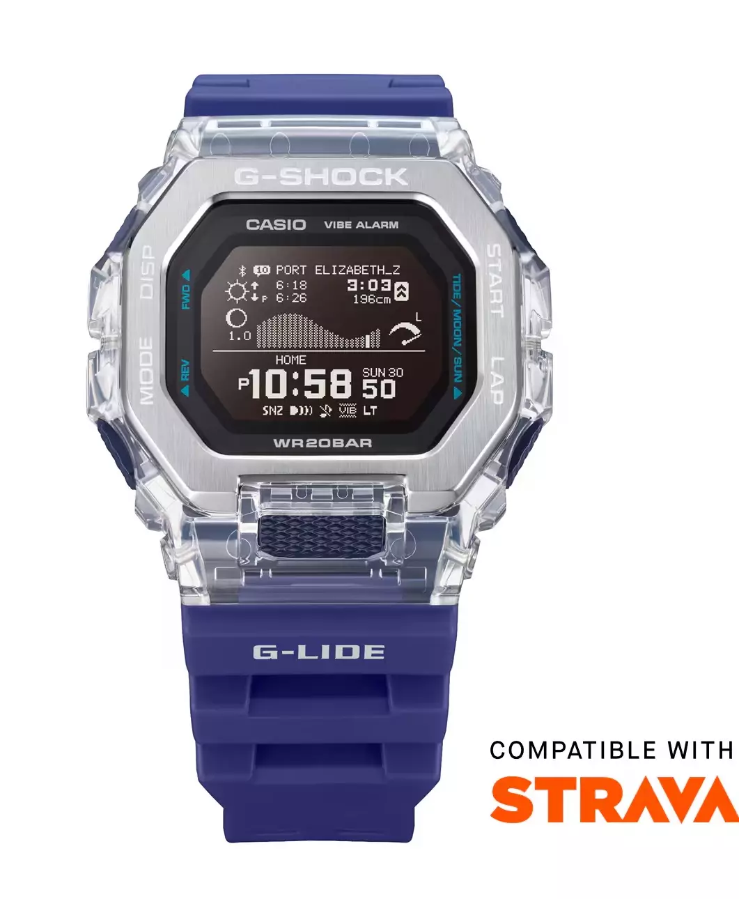 Jual G-shock Men G-Shock GBX-100S-2DR Digital Resin Blue Original 2025 | ZALORA Indonesia