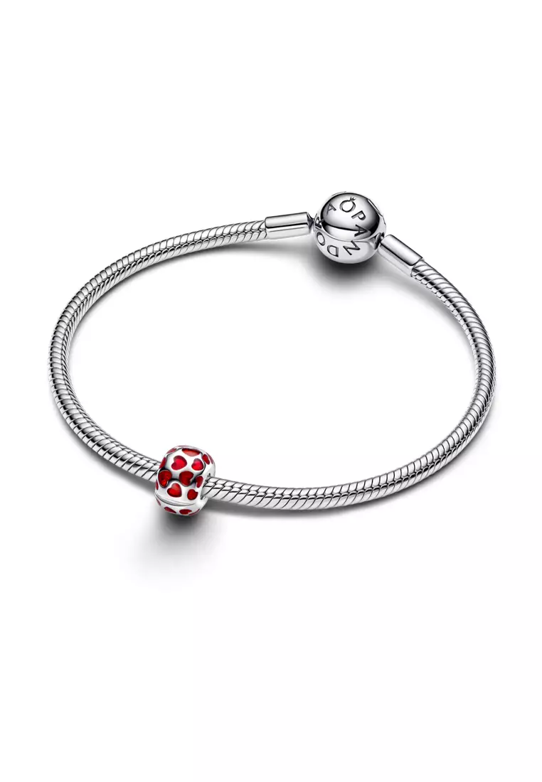Buy PANDORA Pandora Hearts Round Clip Charm Online | ZALORA Malaysia
