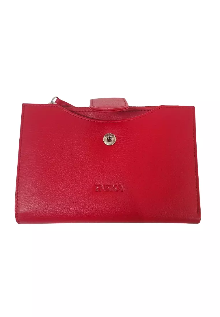 Buy Oxhide Wallet For Women -Women Wallet Slim Red Oxhide J0015 2026 ...