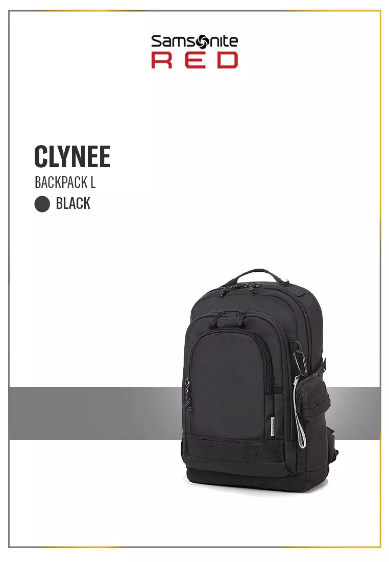 Jual Samsonite Samsonite Red Label Clynee Backpack L Black Original ...