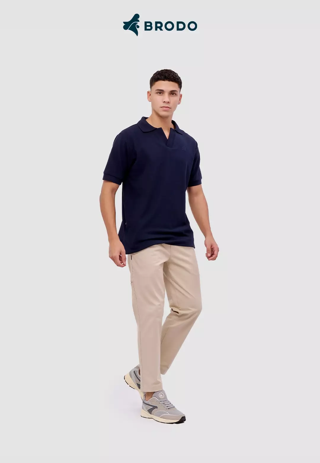 Jual Brodo BRODO - Broshirt Polo Saggy Navy Original 2026 | ZALORA ...