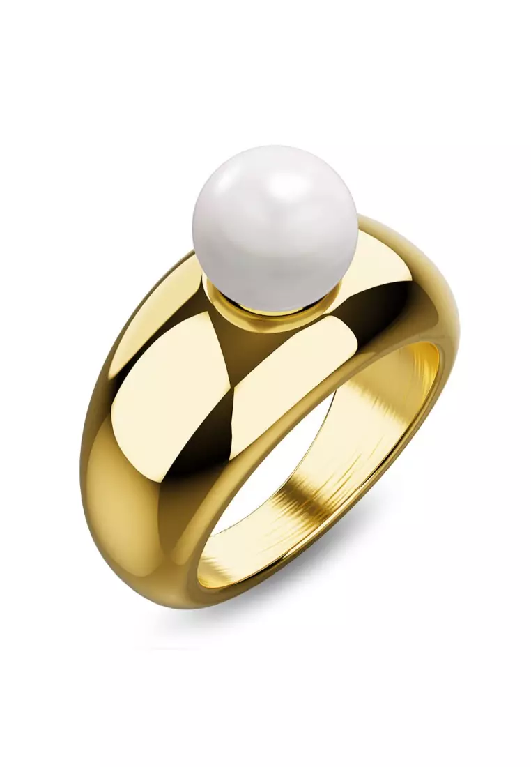 Buy Bullion Gold Pearl of the Sirens Gold Layered Ring 2025 Online | ZALORA