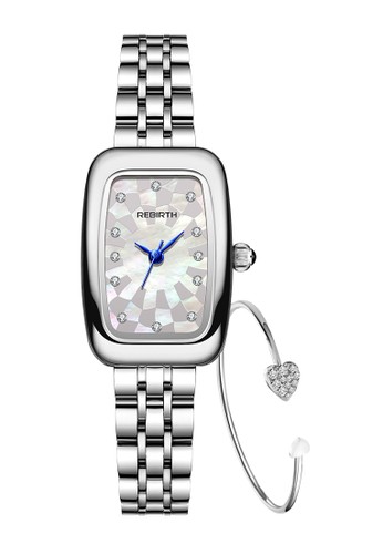 Jual Rebirth Watch REBIRTH Jam Tangan Wanita Square Anggun Mewah Tahan ...