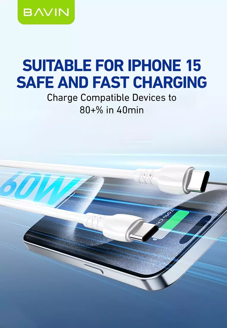 Buy BAVIN CB351 12W Data Cables 3 Meters Interface with Fast Charging ...