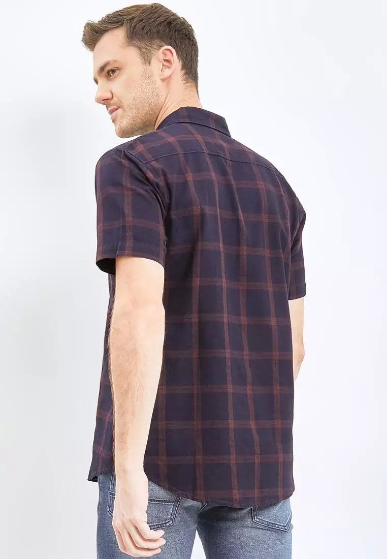 Jual Emba Classic Emba Classic Kingo Red Printed Shirt Lengan Pendek ...