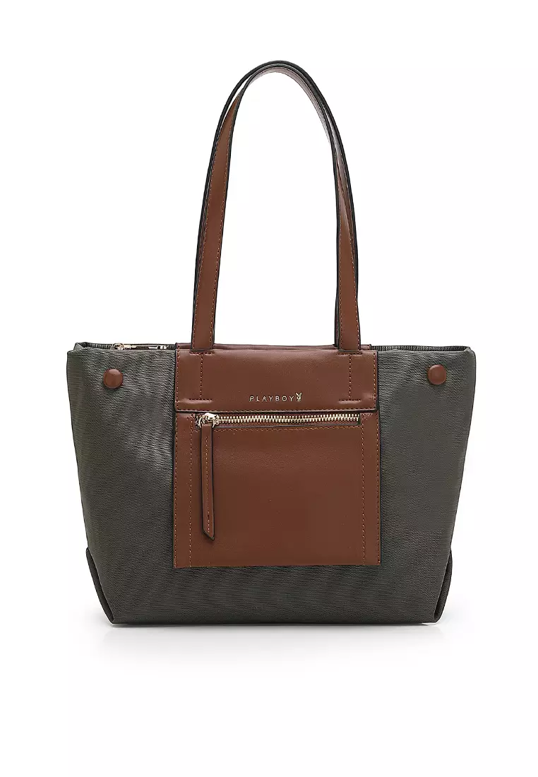 Buy PLAYBOY BUNNY Women's Monogram Top Handle Bag / Sling Bag ...