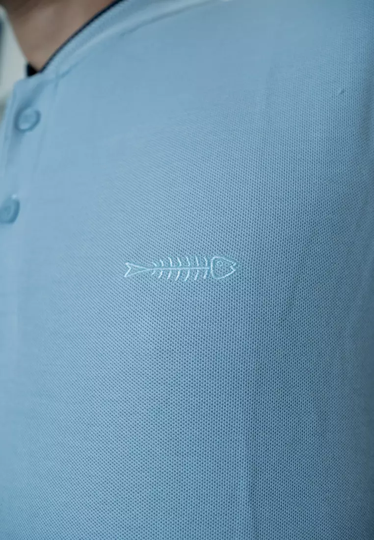 Jual IEBE Kaos IEBE Casual J2BM8055 Blue Light Original 2024 | ZALORA ...