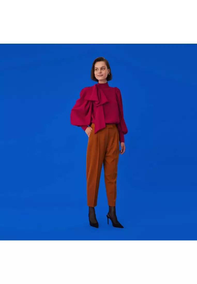 Buy EXQUISE EXQUISE Cigarette Pants-AMBER Online | ZALORA Malaysia