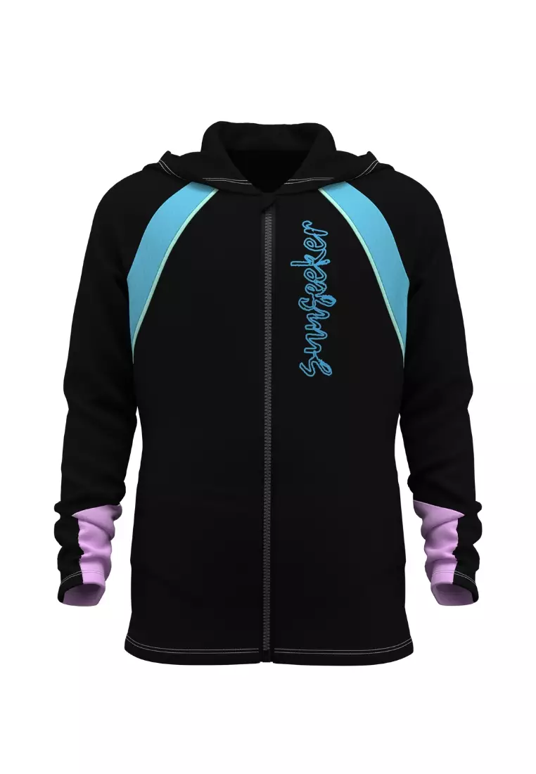 Buy Sunseeker Solid Pink Purple Hooded Jacket 2025 Online | ZALORA ...