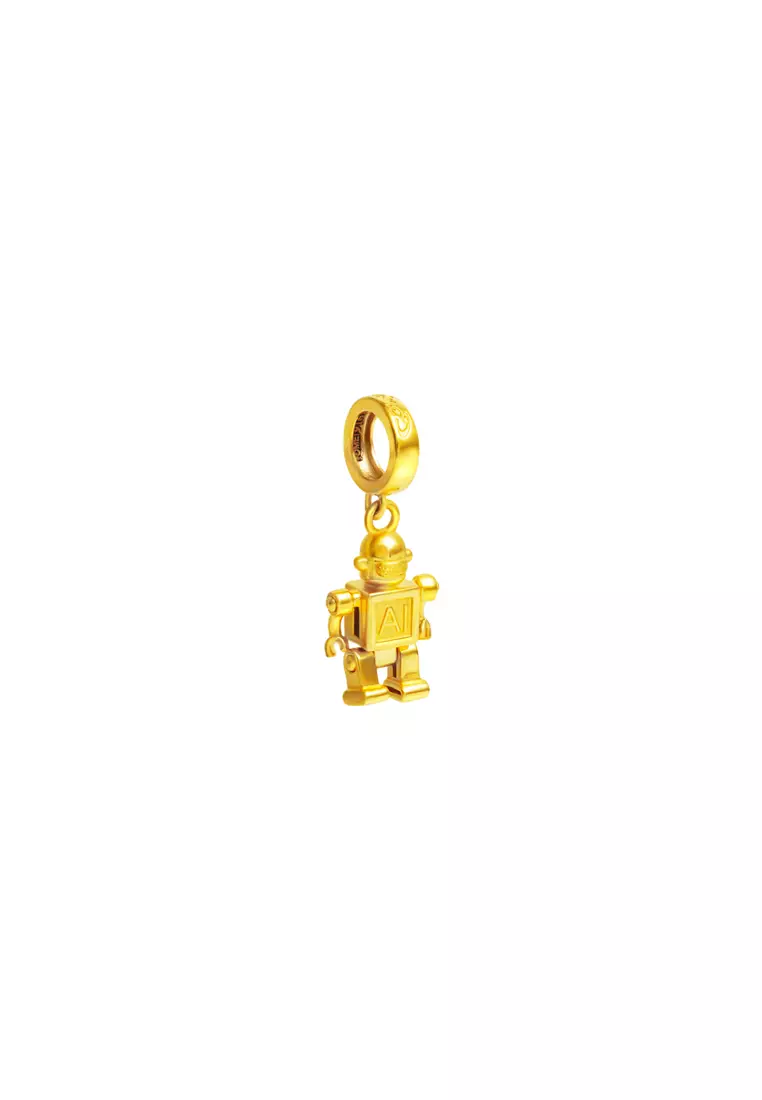TOMEI TOMEI Chomel Collection AI Robot Charm, Yellow Gold 916 2024 ...