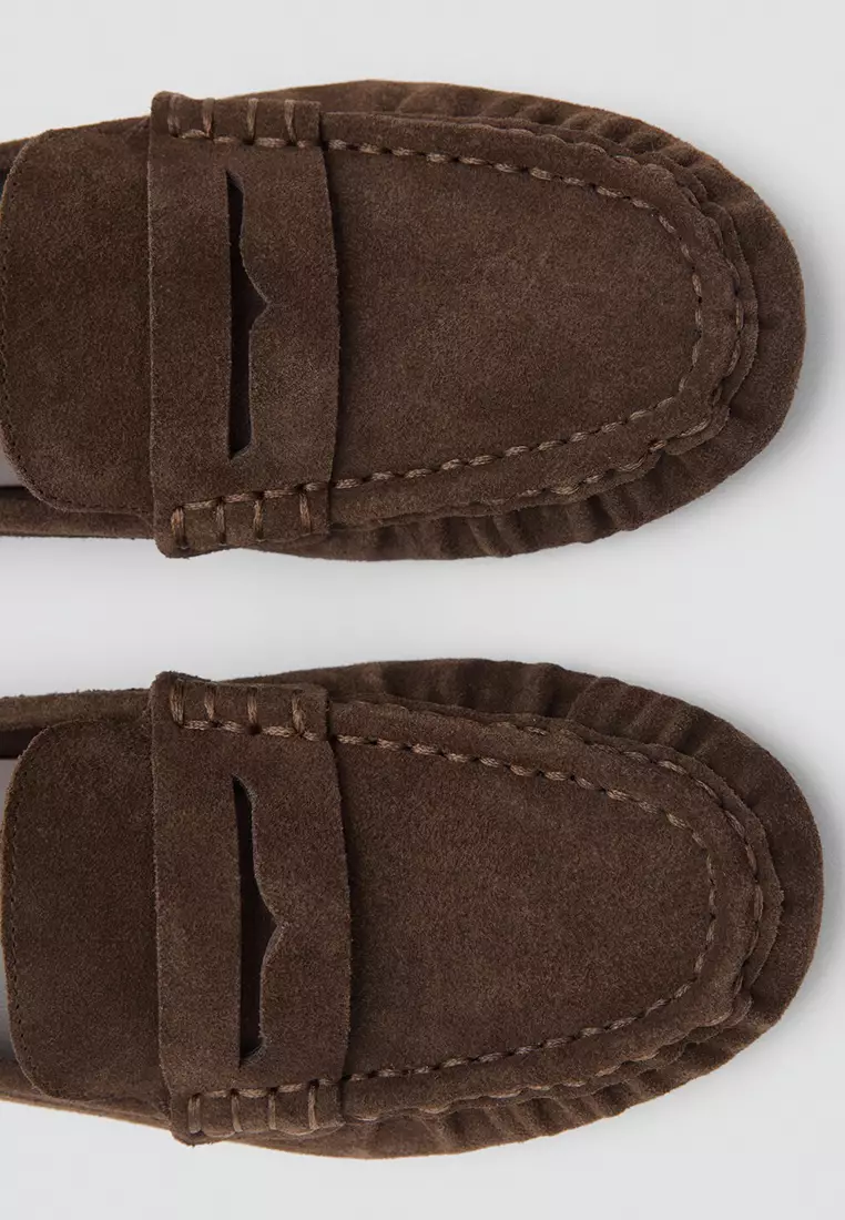Mango Suede Penny Loafers 2026 | Buy Mango Online | ZALORA Hong Kong