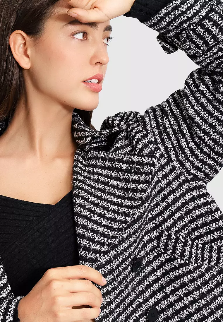 Buy Belle & Bloom Power Over Me Tweed Jacket 2025 Online | ZALORA ...