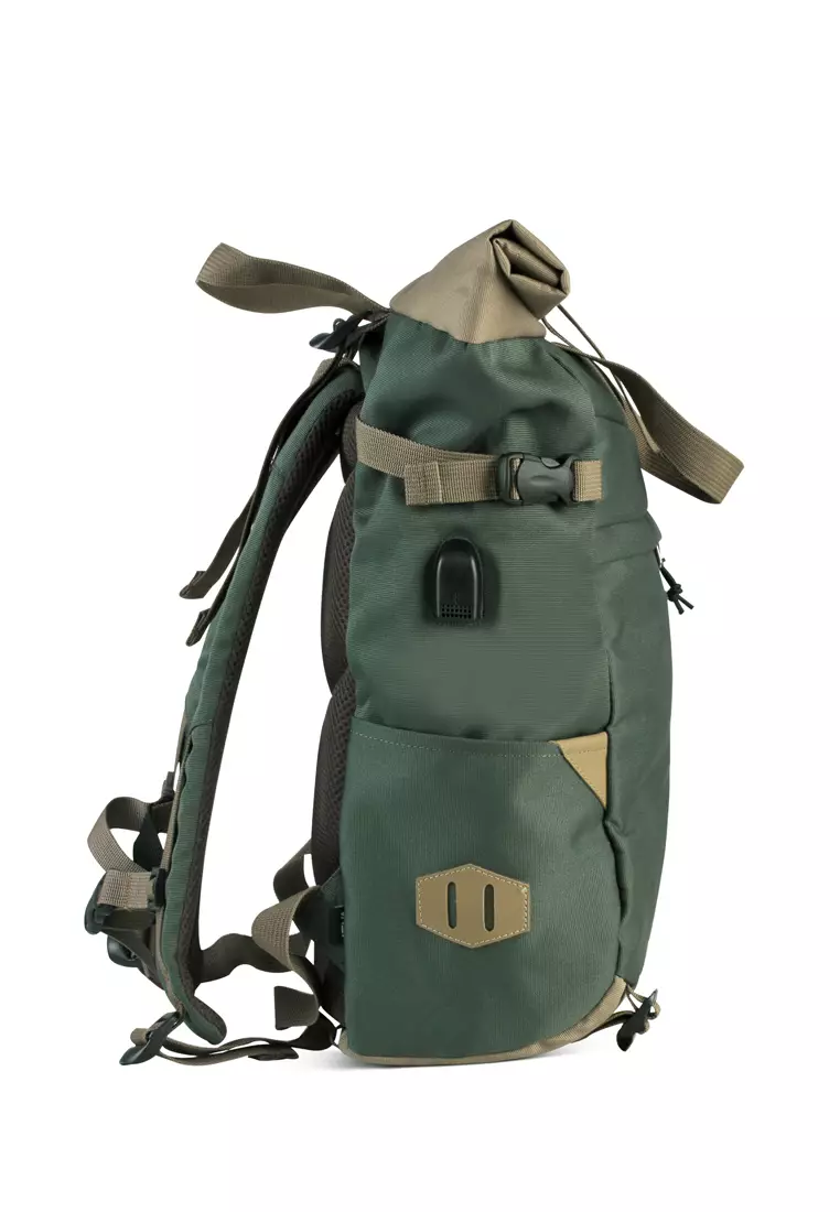 Jual ATVA Daily Backpack with USB Connector, Atva Harrier Series Olive ...