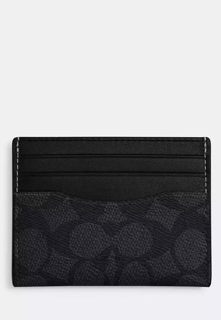 Coach COACH Slim Id Card Case In Signature Canvas 2024 | Buy Coach ...