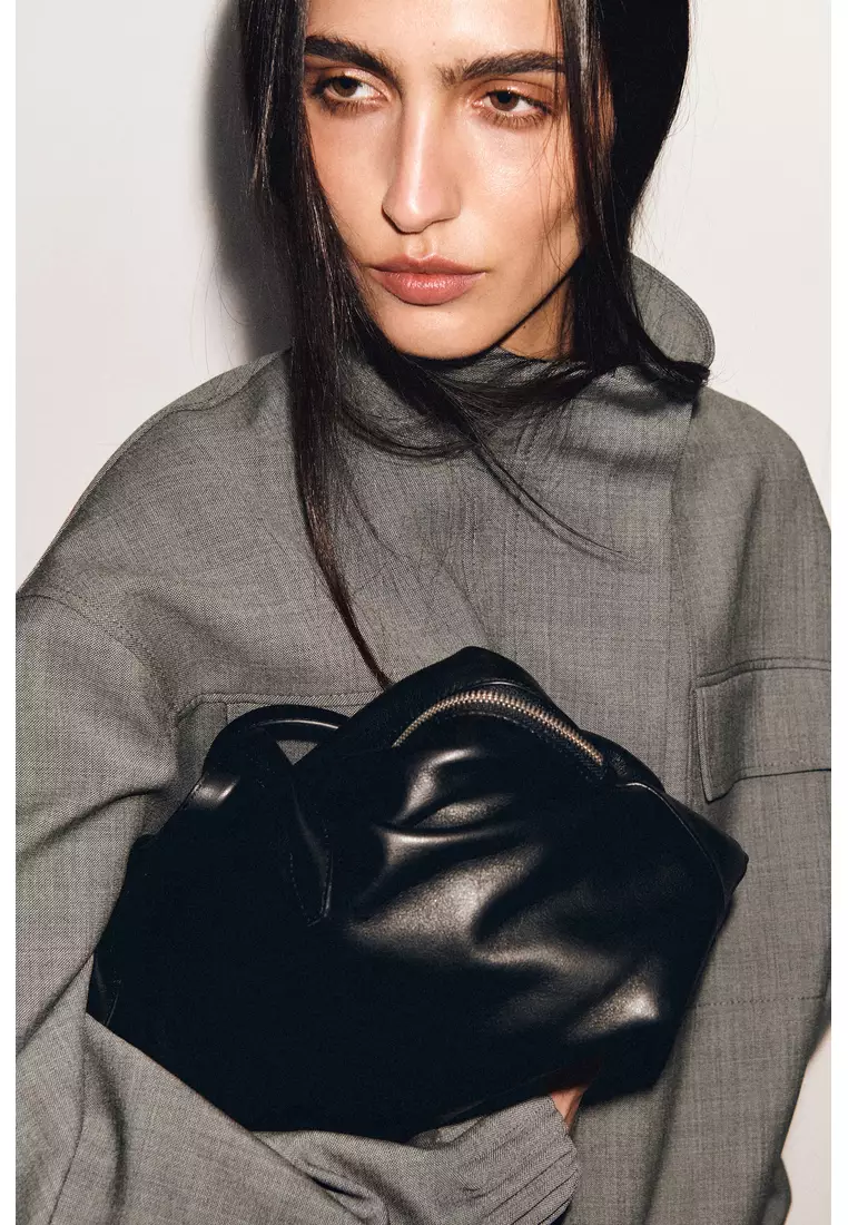 Buy COS FUNNEL-NECK WOOL-BLEND BOMBER JACKET 2026 Online | ZALORA