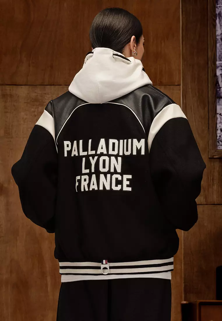 Palladium MEN'S PALLADIUM LOGO COLOR BLOCKS VARSITY JACKET 2025 | Buy ...