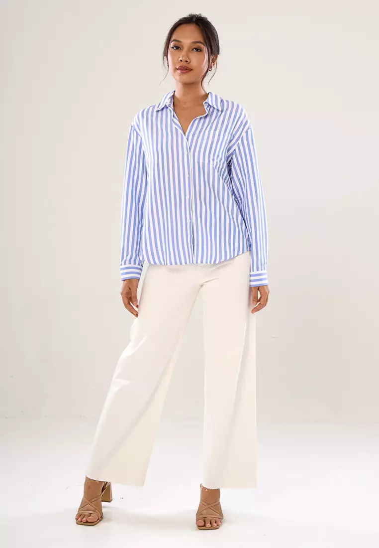 Buy Dressing Paula Striped Shirt Online | ZALORA Malaysia