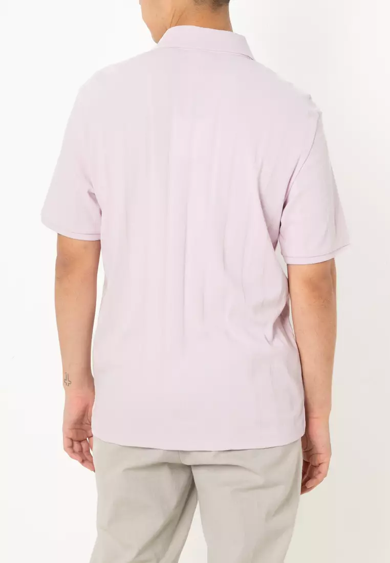 Buy Calvin Klein Variegated Rib Classic Polo Shirt - Calvin Klein Sport ...