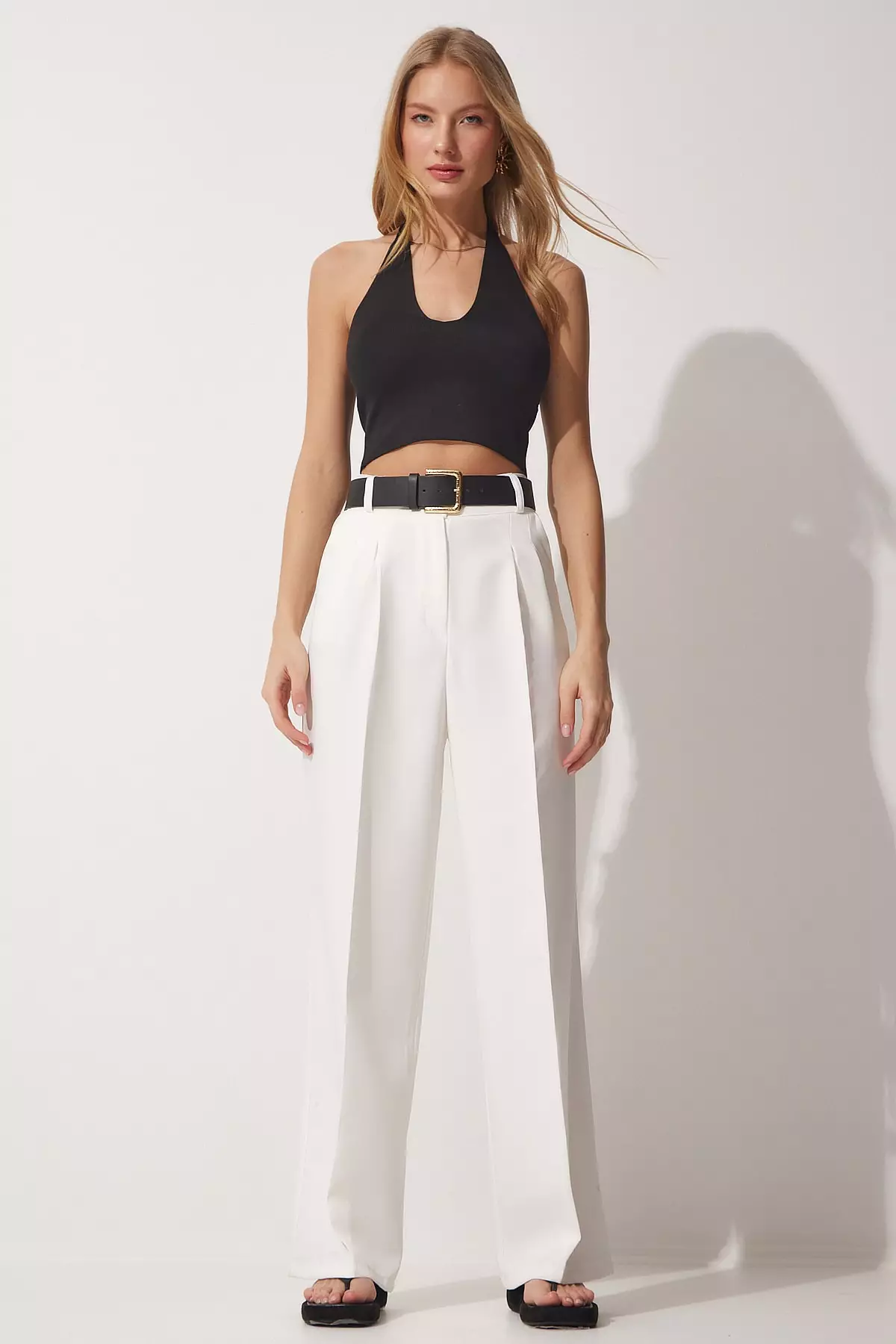 Happiness Istanbul High Waist Wide Legs Trousers 2024 Buy Happiness