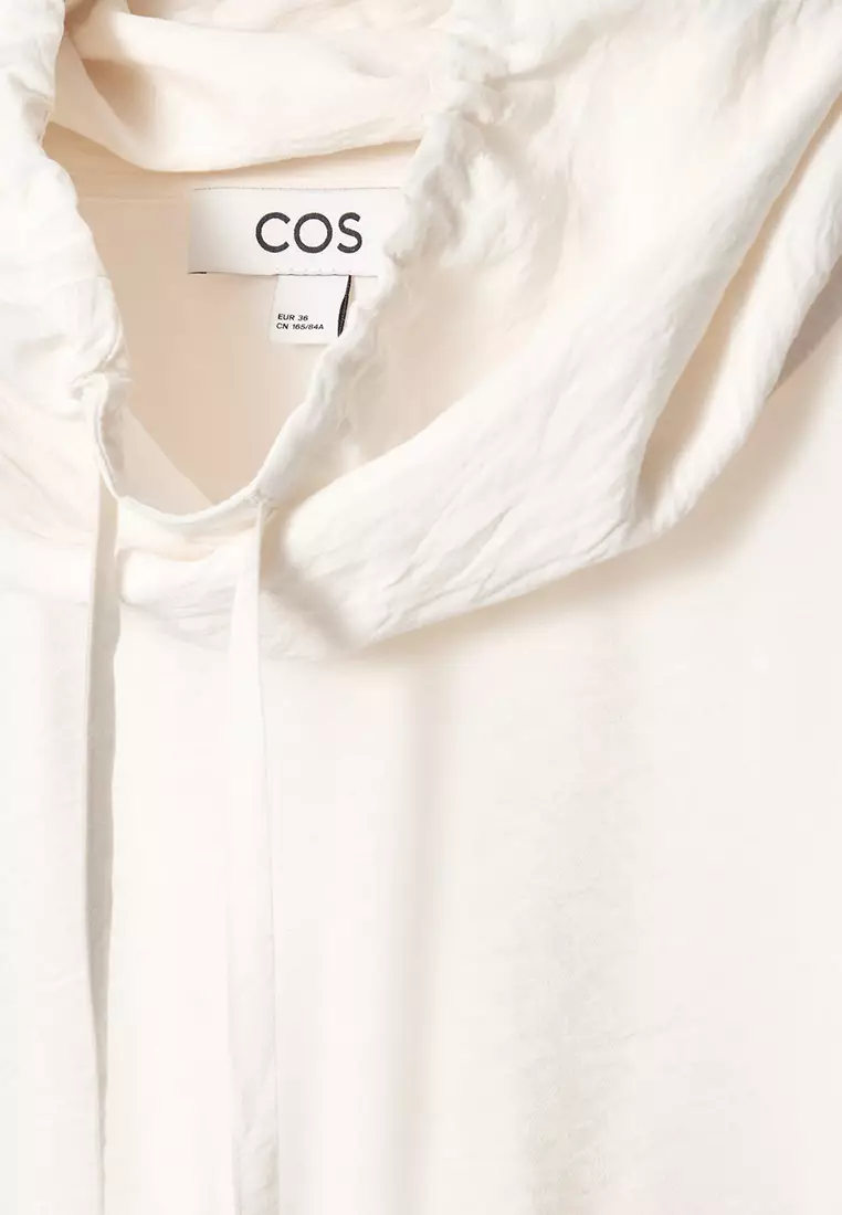 Buy COS Drawstring Funnel-Neck Blouse 2025 Online | ZALORA