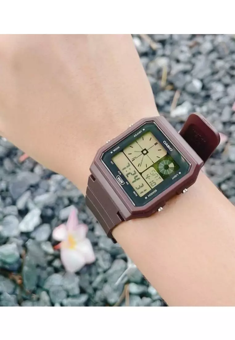 Buy Casio Pop Series LF-20W-5A Men's Digital Sports Watch with Maroon ...
