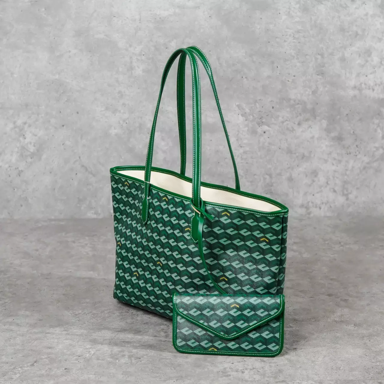 Jual Christy Ng Tas CHRISTY NG MONOGRAM PATTERN GREEN TOTE BAG MEDIUM ...