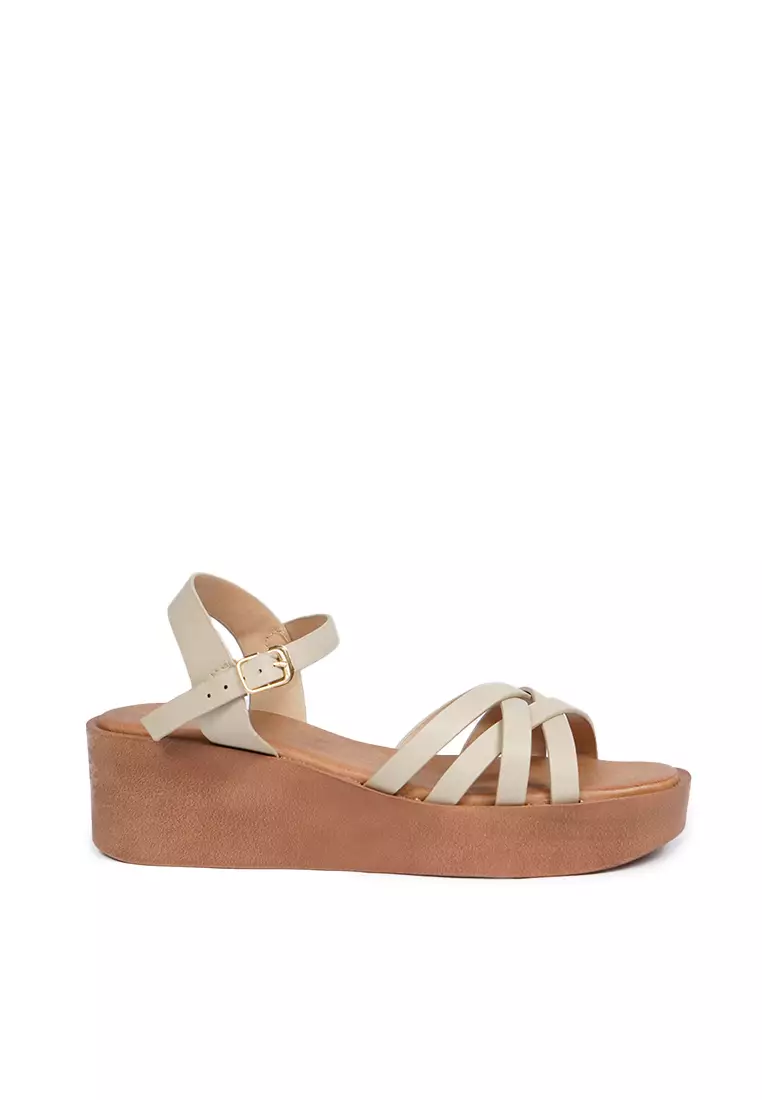 Jual Executive Strappy Wedges Sandals Original 2025 | ZALORA Indonesia