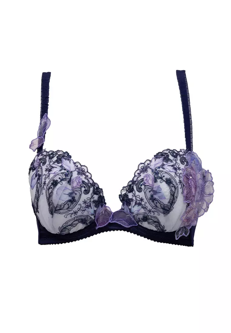 Buy Wacoal V-Rich Bra /Wired/Push Up/Centralise/Lace BCL753 Online ...