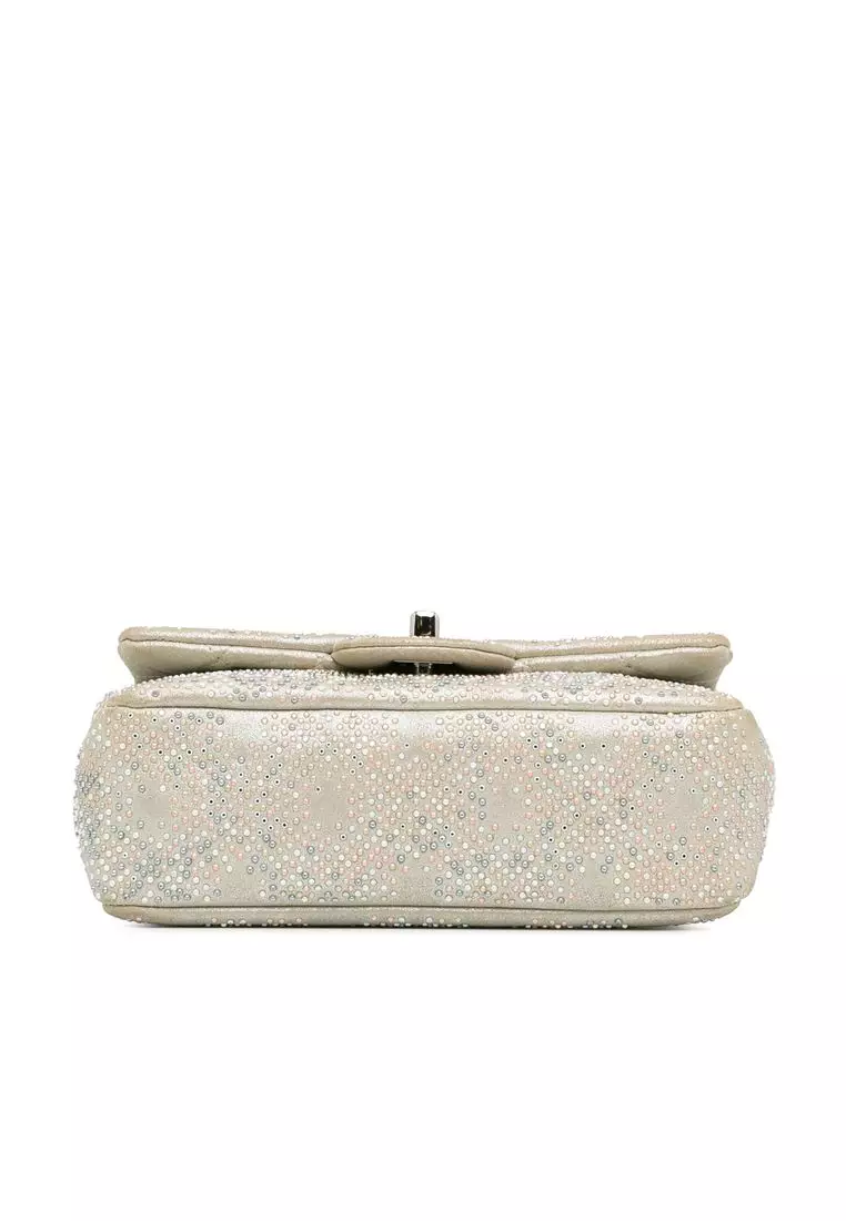 Buy Chanel Pre-Loved Chanel Mini Iridescent And Studded Calfskin Flap ...