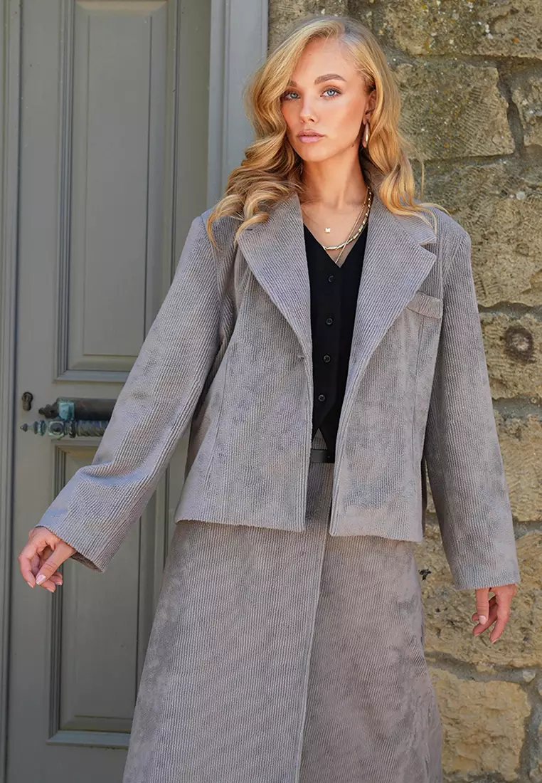 Buy Alacati Oversize Padded Shoulder Jacket 2025 Online | ZALORA ...