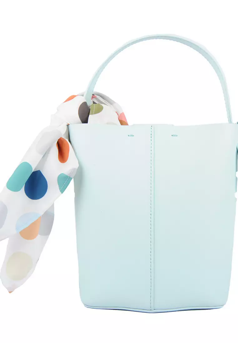 RO Bags Terranova Felucca Mini Top Handle Bucket Bag in Mint Green ...