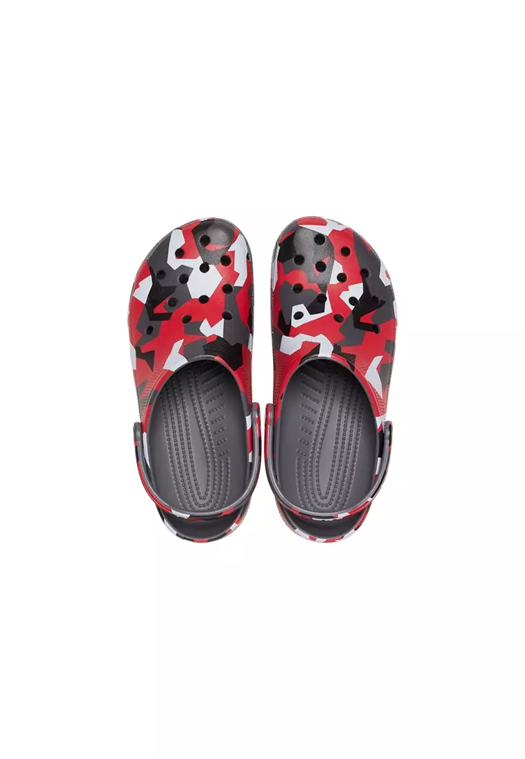 Buy Crocs Classic Geo Camo Clog in Slate Grey Multi 2025 Online ...