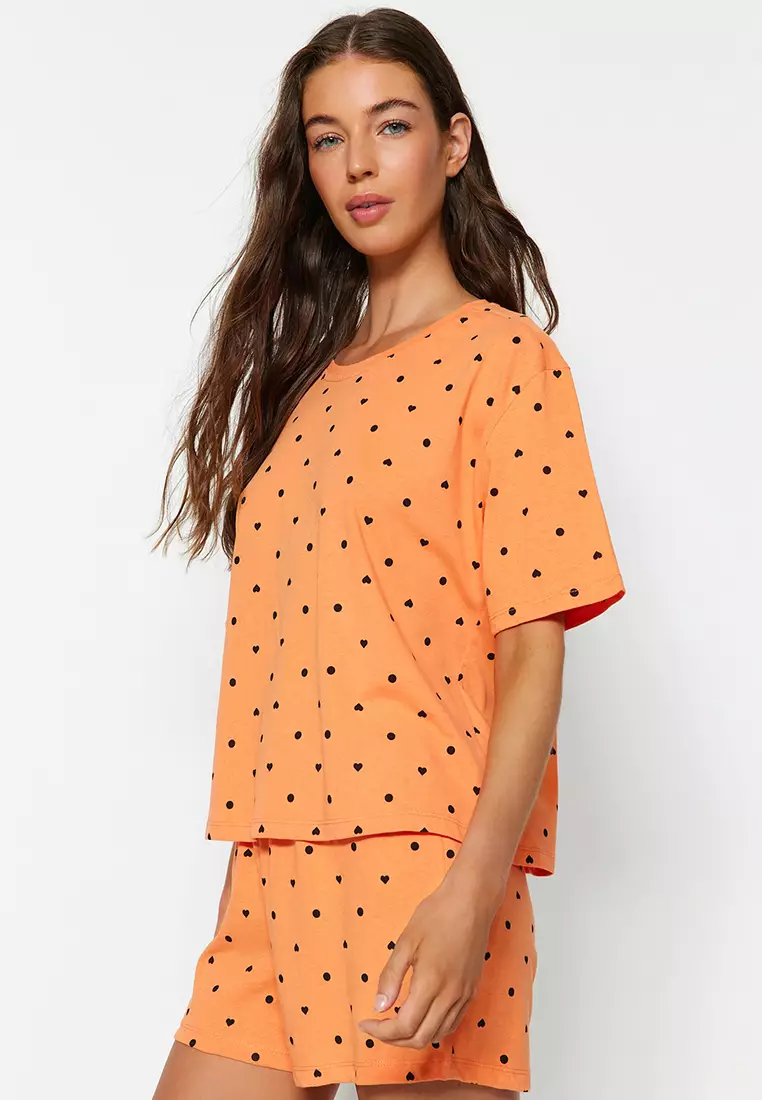 Buy Trendyol Polka-Dot Pajamas Set Online | ZALORA Malaysia