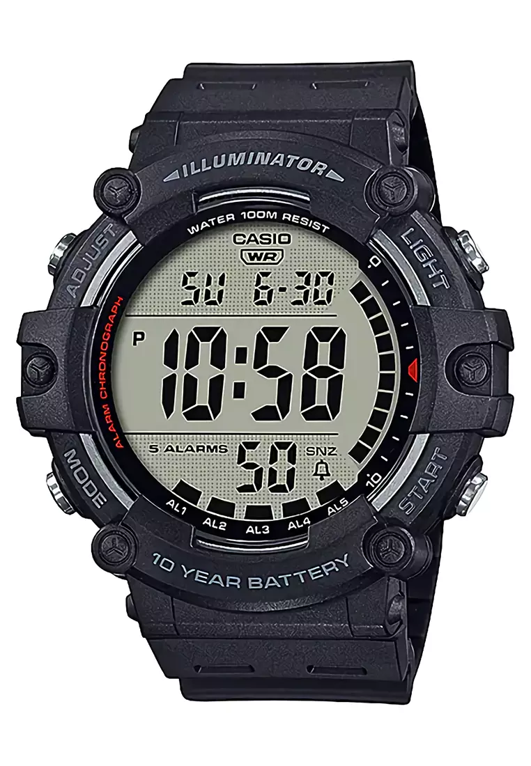 Jual Casio Casio - Male Digital Watches - Jam Tangan Digital Pria - Black - Resin Strap - AE ...