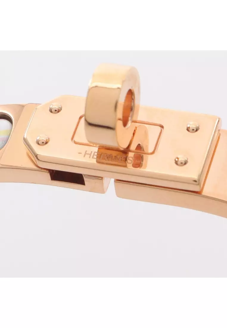 Buy Hermès Pre-Loved Hermès mini click Kelly jasmine bangle GP Pink ...