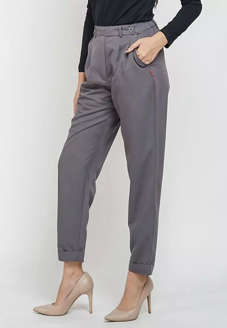 Jual DUST DUST Celana Pants Lanna Abu Comfease (D. 3521) Original 2025 ...