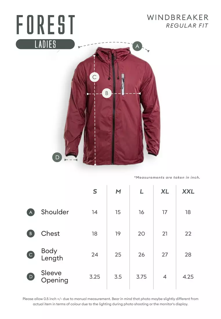 Buy FOREST Forest Ladies Premium Windbreaker Women Trekking Biker ...