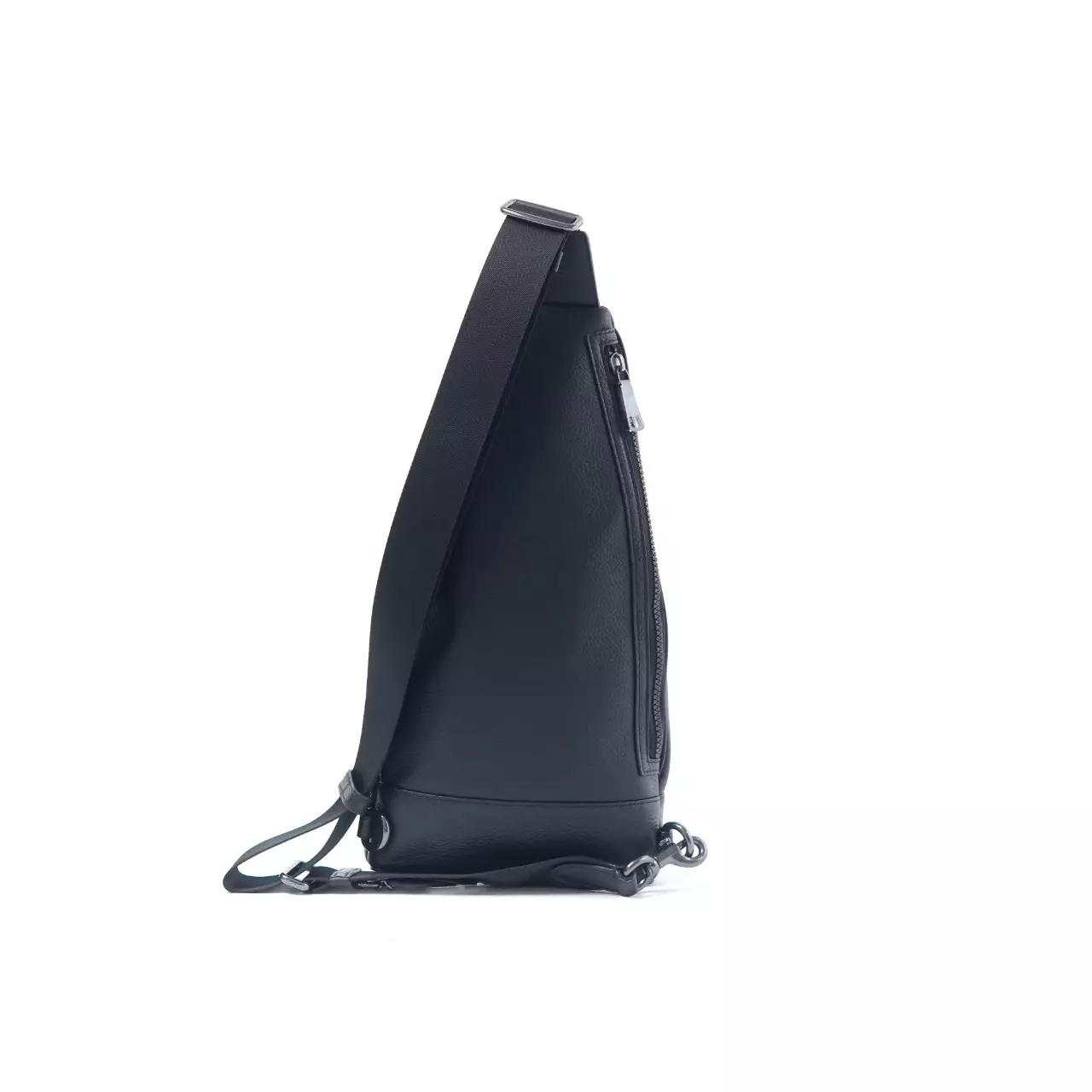 Jual Coach Tas COACH DOMINIC GRAINED PLAIN BLACK SIDE ZIP CROSS BODY ...