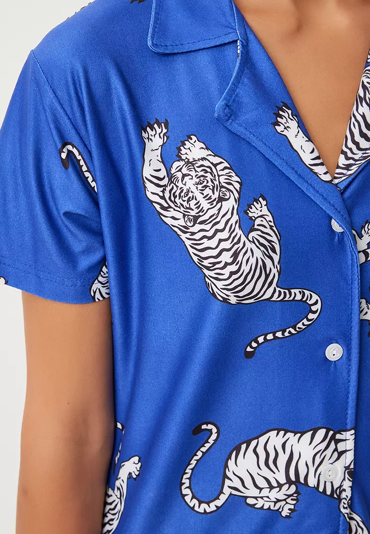 Buy Happiness Istanbul Tiger Pajama Set 2025 Online | ZALORA