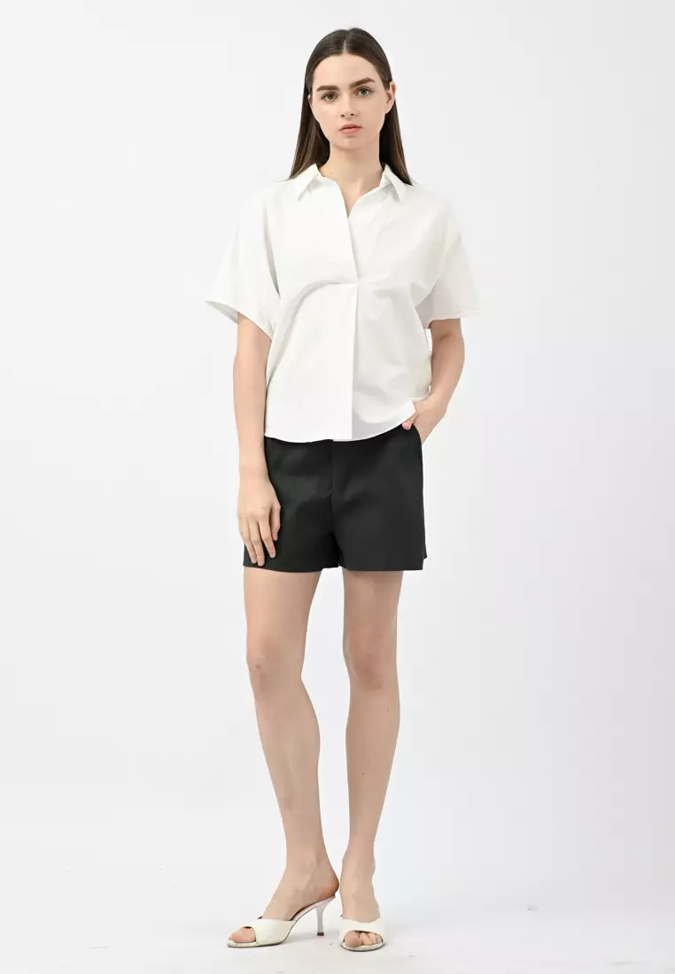 Buy Plain B. Collar Shirt 2026 Online | ZALORA