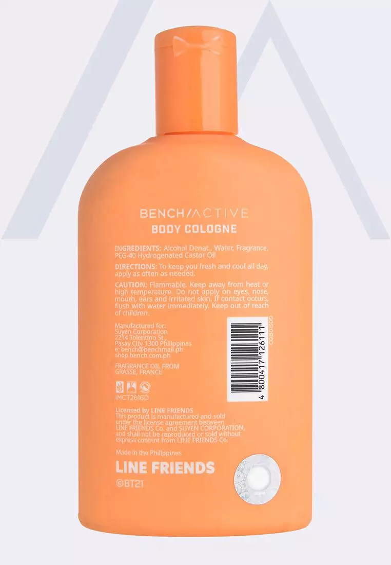Buy BENCH Bench Active BT21 Body Cologne - Mang 150ml 2025 Online ...