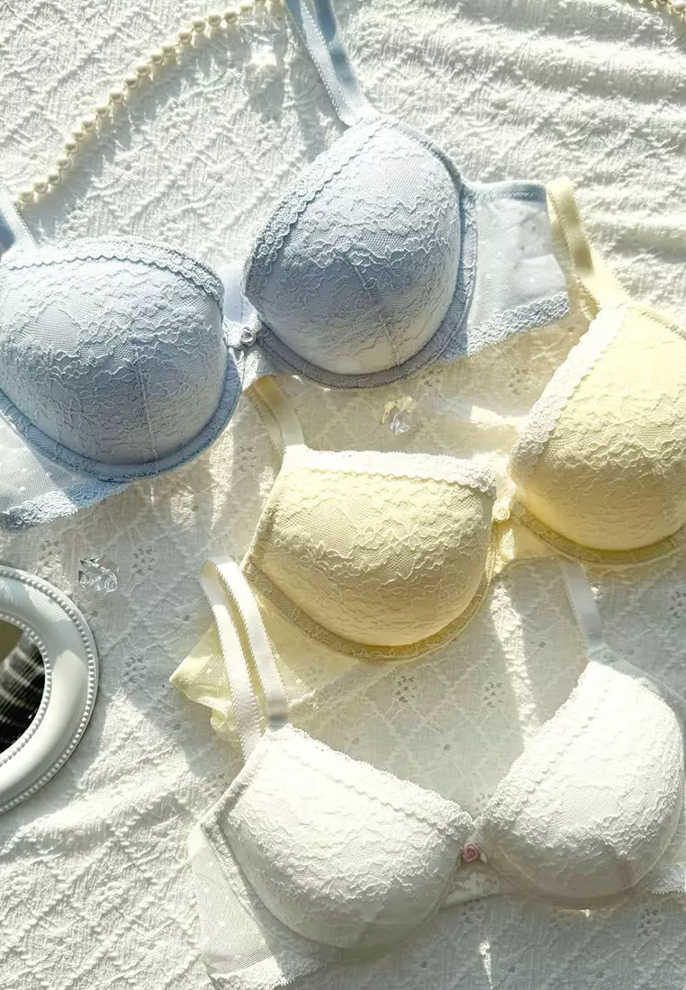 Buy 6IXTY8IGHT 6IXTY8IGHT LEOMIE, Soft-wired Light Pad Lace Bra BR16256 ...