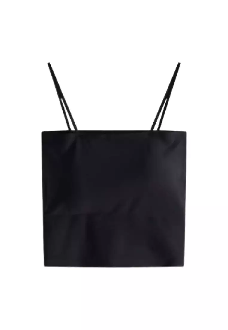 Buy Kiss & Tell Premium Arina Ice Silk Bralette Inner Top Tube in Black 2025 Online | ZALORA