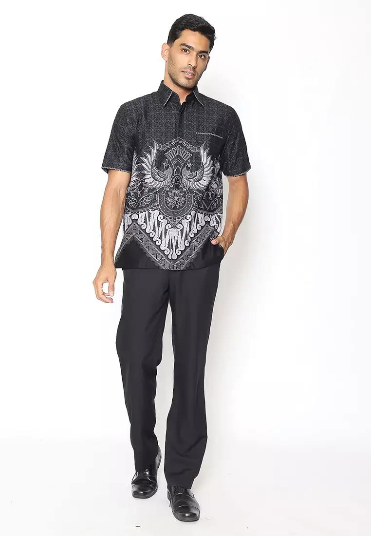 Jual Hadinata Batik Hadinata Embroidery Batik Kemeja Pendek Erwin ...