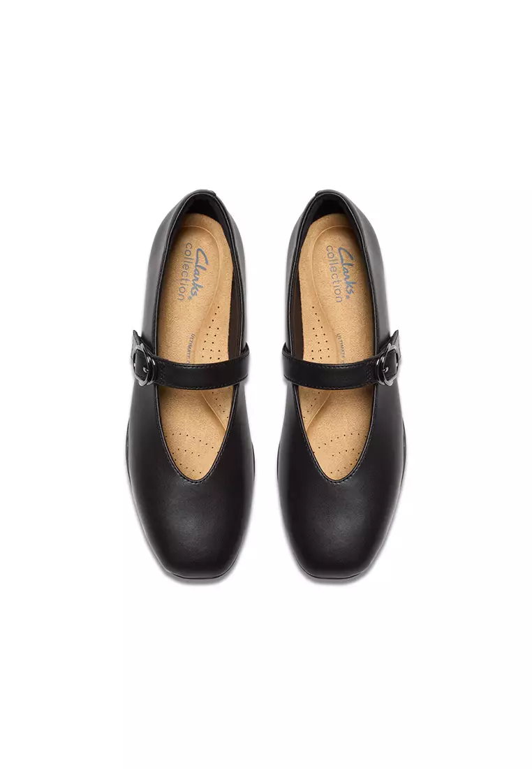 Buy Clarks Womens Jazmynn Iris Mary Jane - Black Leather Online
