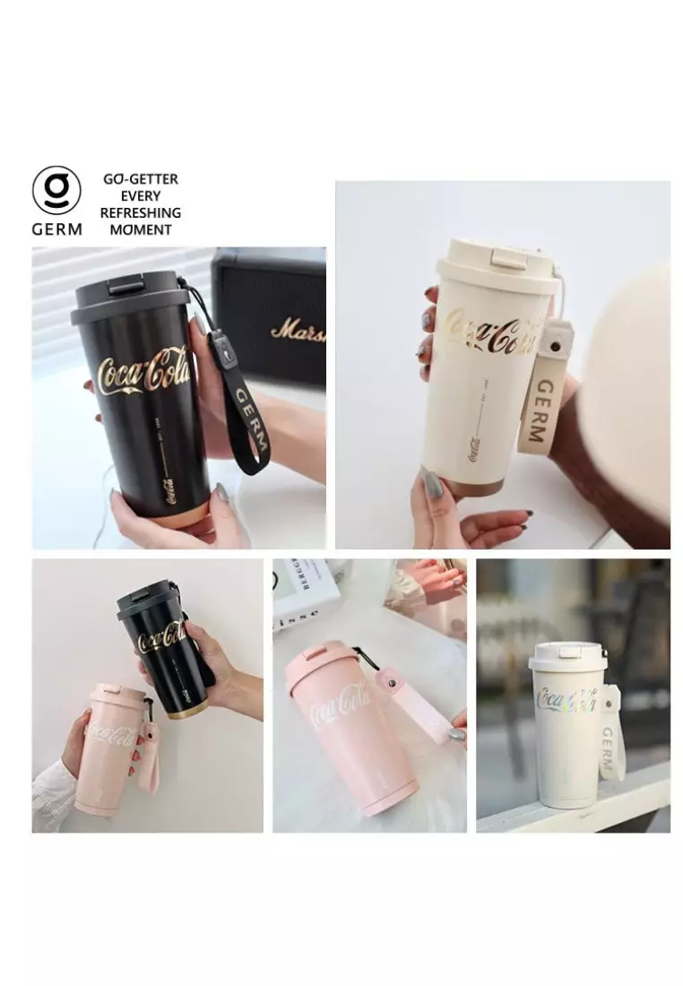 Buy Germ GERM Coca-Cola Co-Branded Shining Thermos 500ML 316 Stainless Steel Leak-Proo Drinkware ...
